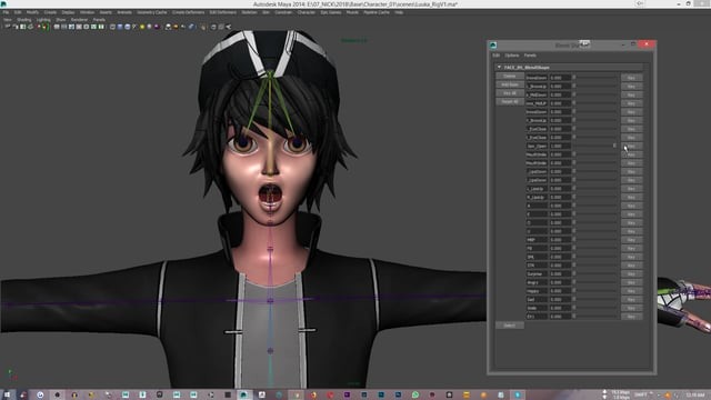 Nick Aahuja - Lukka 3D Gaming Character Rigging [Compatible to Unity]