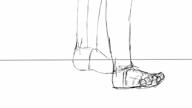 ArtStation - Foot Test Animation - Rough Pass