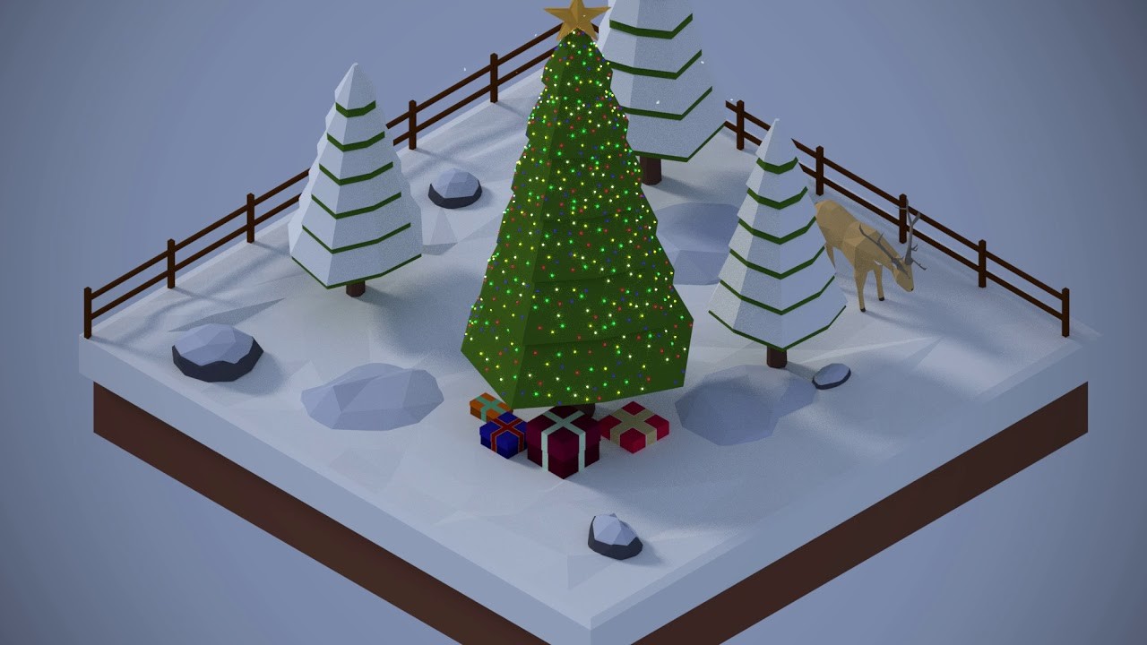 ArtStation - Low Poly Christmas