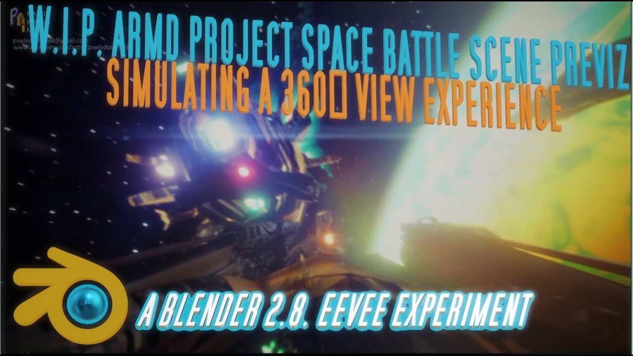 ArtStation - Armd project W.I.P. // 360º view simulation space battle ...