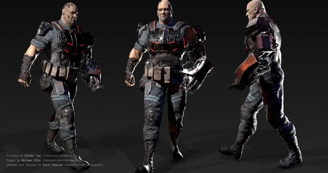 ArtStation - Personal Modular Auto-Rig Tool in Maya