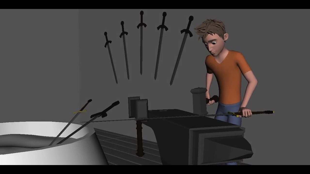 ArtStation - Blacksmith Animation