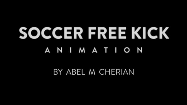 ArtStation - Soccer free kick animation