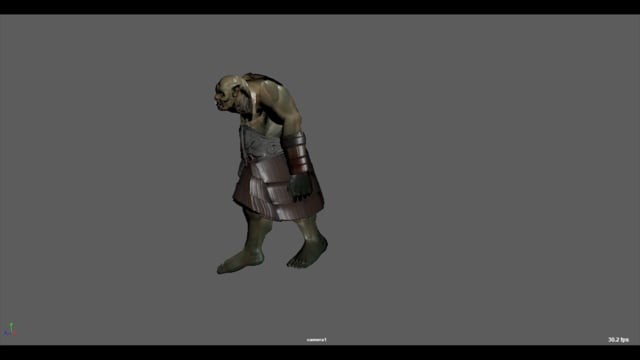 ArtStation - Orc Walk Cycle