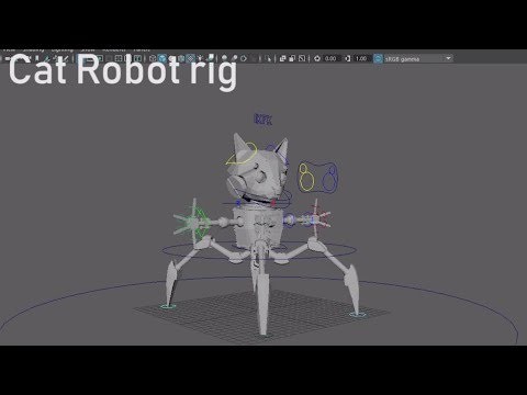 ArtStation - robo cat rig
