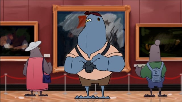 ArtStation - Tourist Animation and process gif