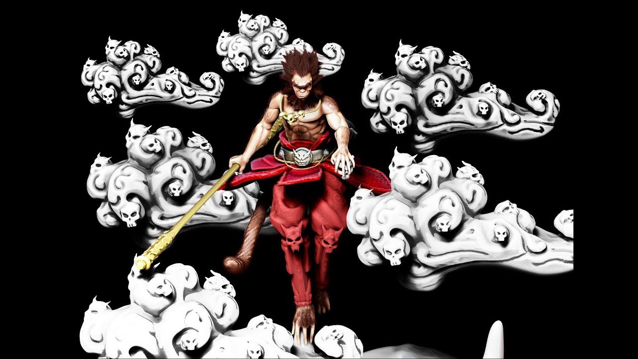 ArtStation - Monkey king character create.