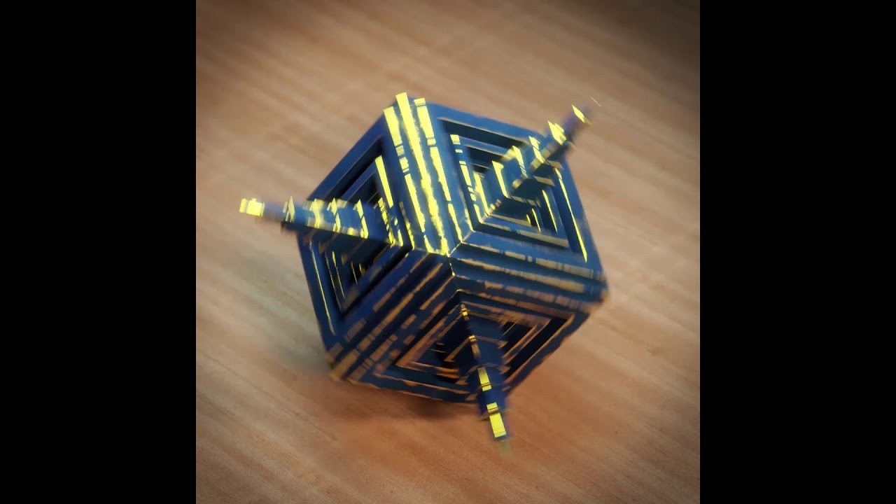 ArtStation - Lucky Spinning Cube