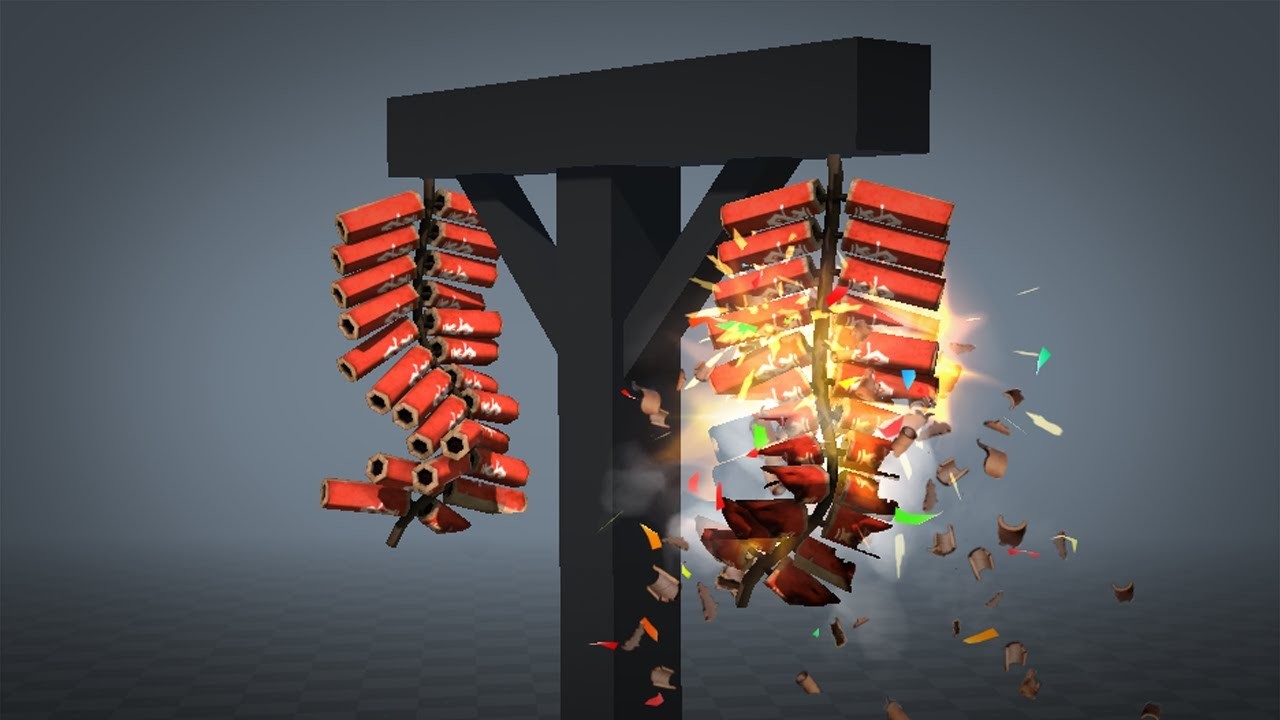 ArtStation - Firecracker Belt VFX