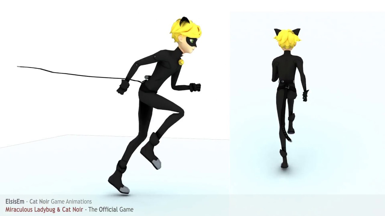 ArtStation - Cat Noir Game Animations
