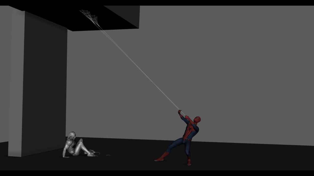 ArtStation - Spider-Man Kick animation
