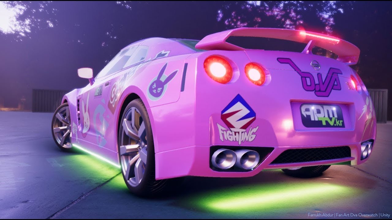 ArtStation - Dva Fanart Car - Unity 3d