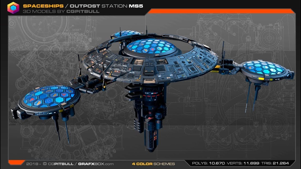 ArtStation - Outpost Station MS5