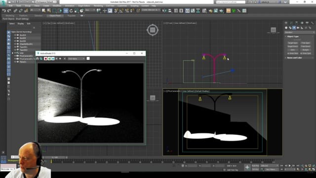 Cedar TW - finalRender Lights & Volumetric Live Recording Tutorial
