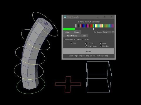 ArtStation - Multi Controller script for Maya - Only For Riggers