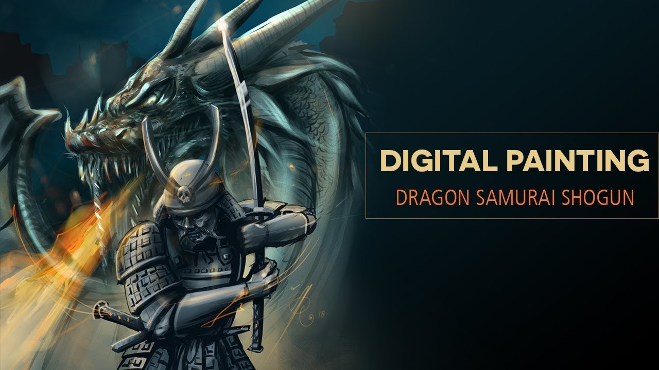 ArtStation - DRAGON SAMURAI SHOGUN