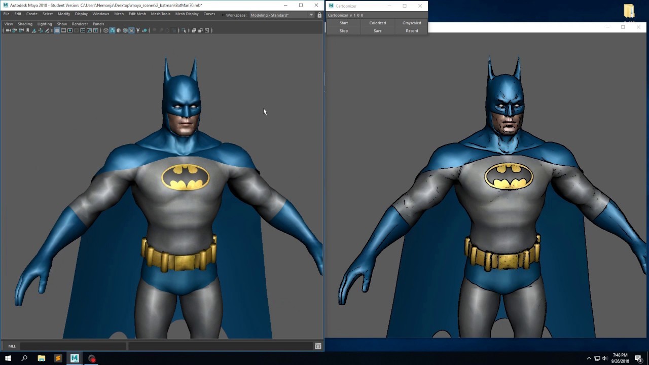 ArtStation - Cartoonizer v1.0.0 - Cartoonize Maya Scene