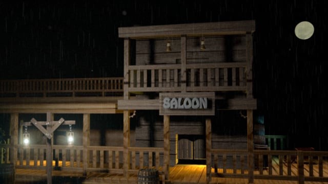 ArtStation - Saloon animation test