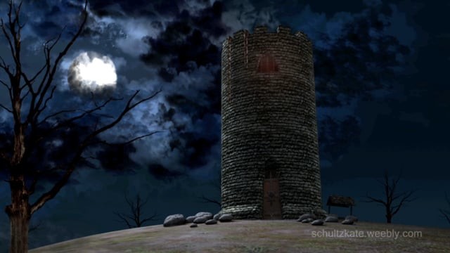 ArtStation - Castle Night 3D Composition