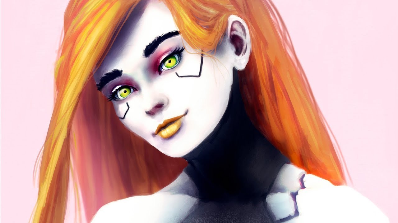 ArtStation - Cyber girl