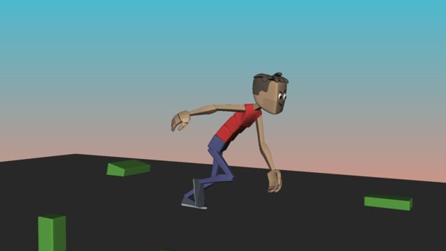 ArtStation - Run and jump animation assignment
