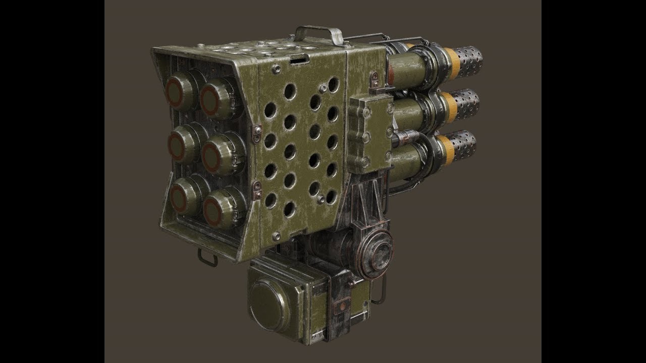 ArtStation - Rocket pod modeling timelapse.