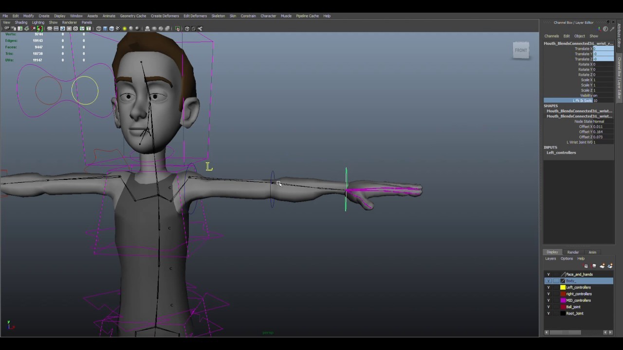 ArtStation - Human Character rigging
