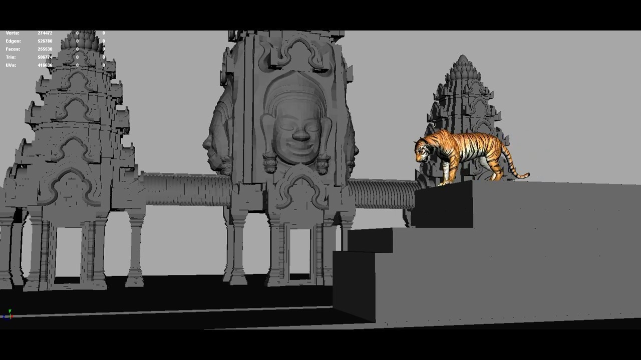 ArtStation - Test Big cat animation