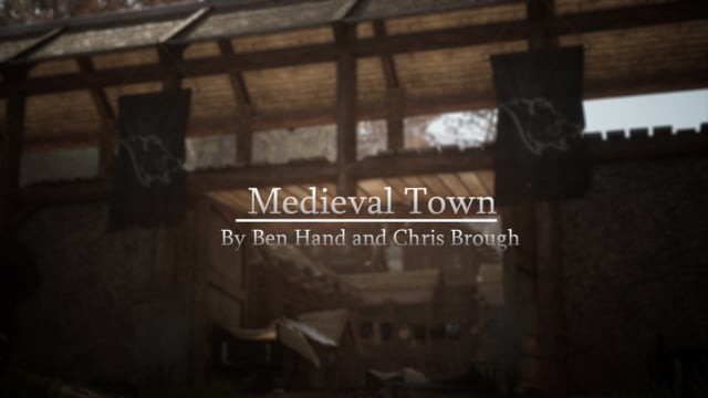 ArtStation - Medieval Town, Advanced 3D project