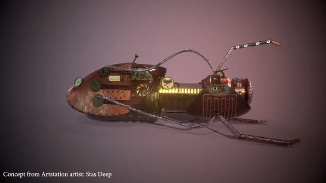 ArtStation - Portal Gun Steampunk