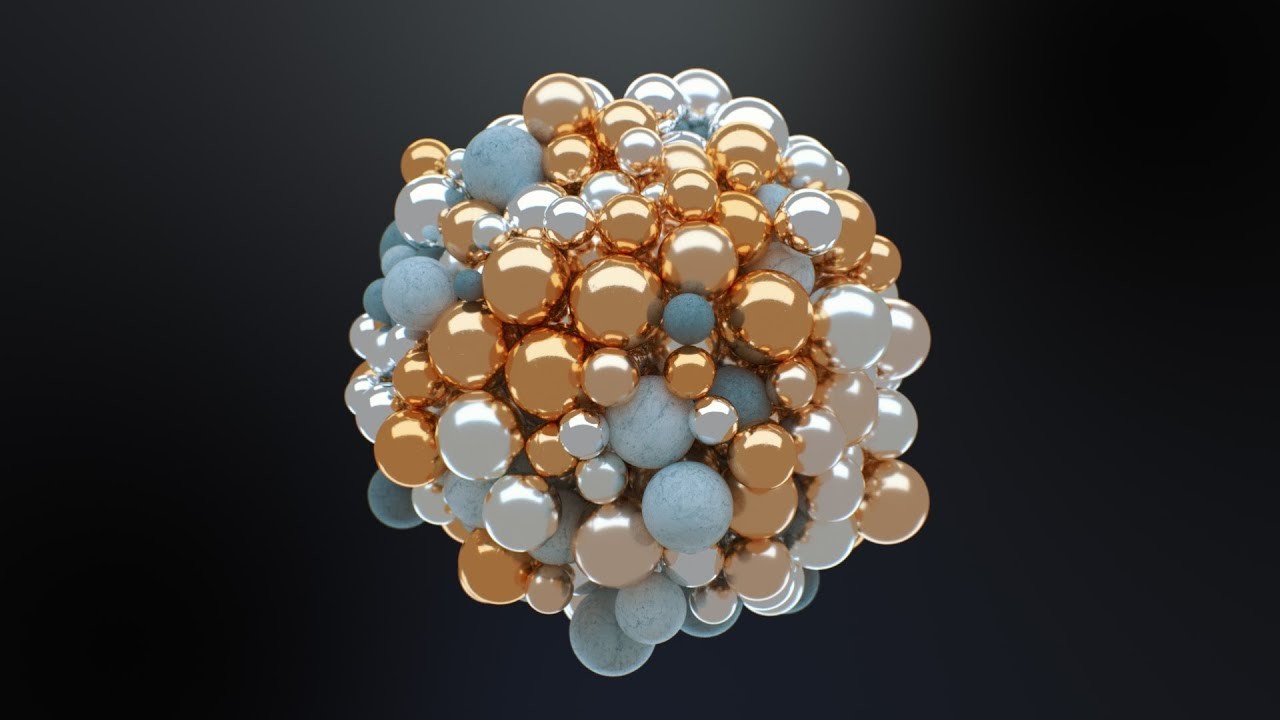 ArtStation - C4D Abstract Spheres - Cinema 4D Tutorial (Free Project)