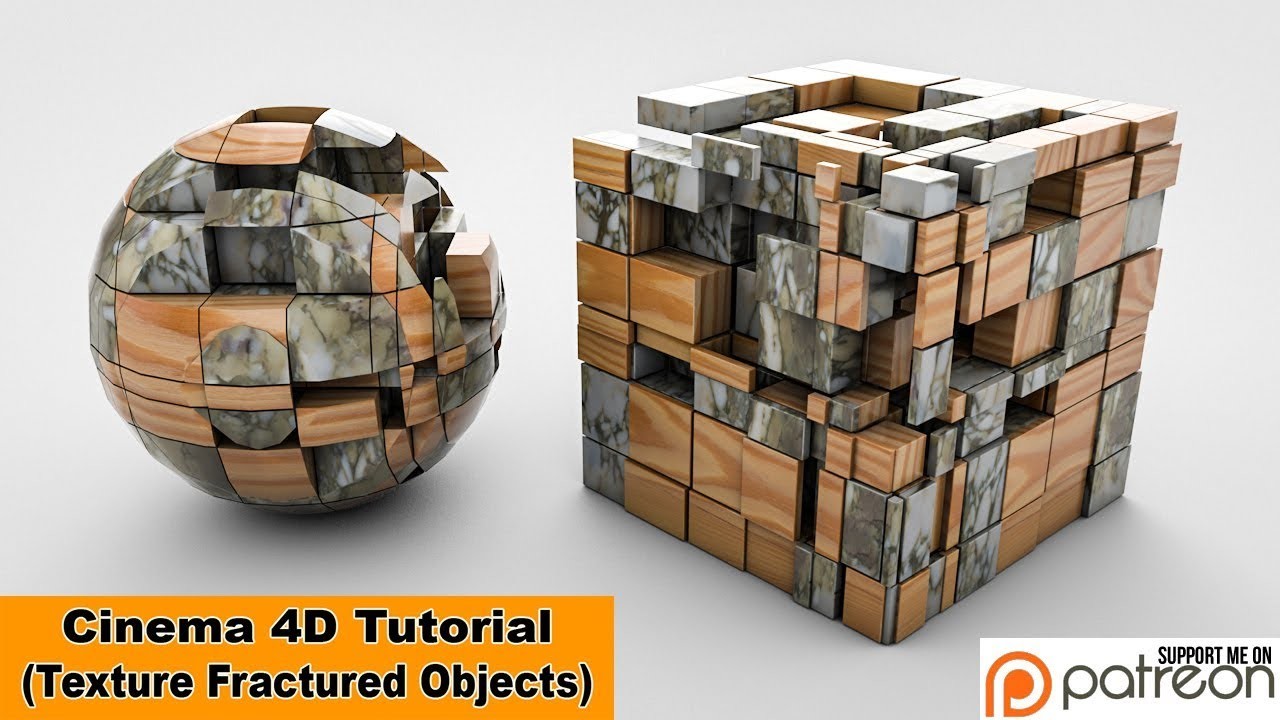 ArtStation - Texture Fractured Objects (Cinema 4D Tutorial)