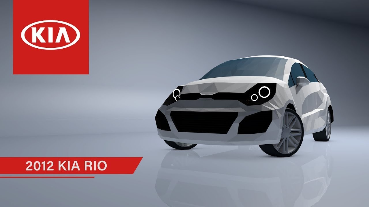 ArtStation - Low Poly Kia Rio Animation & Scene