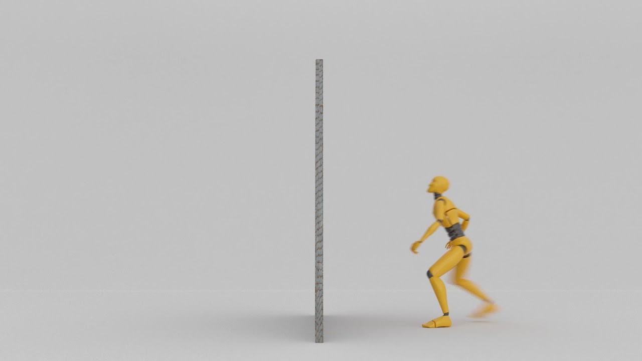 ArtStation - Climb the wall and run cycle animation