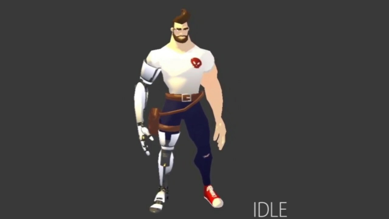 ArtStation - Cyborg Game Animations