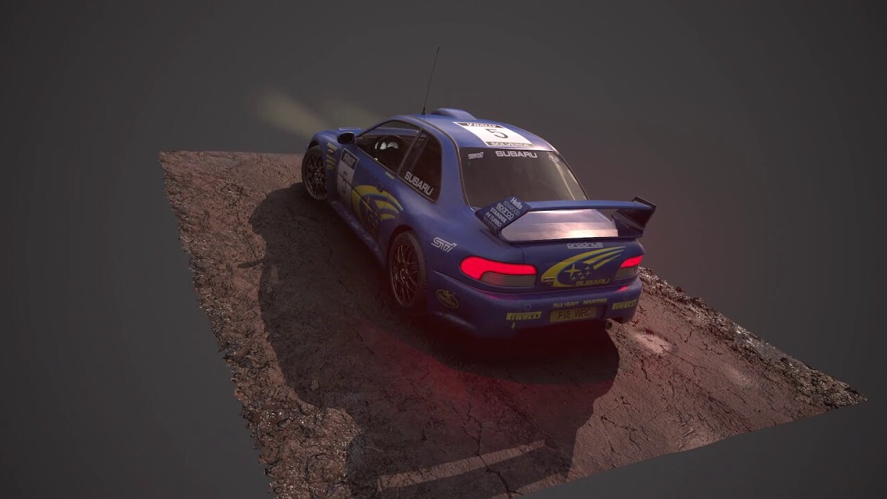ArtStation - Subaru 22b (rally)