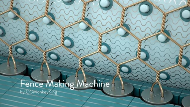 ArtStation - Fence Making Machine