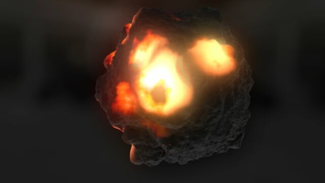 ArtStation - Lava Ball - Houdini and After Effects
