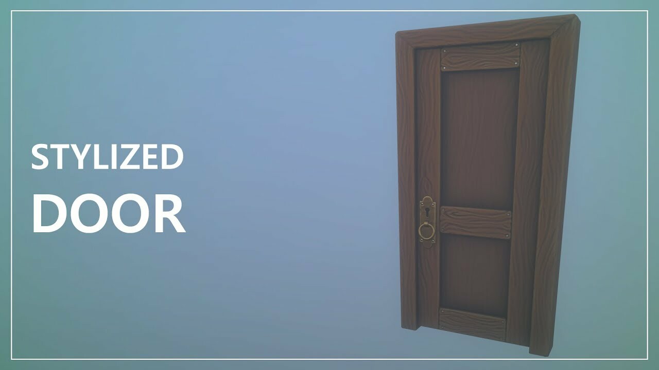 ArtStation - Stylized door