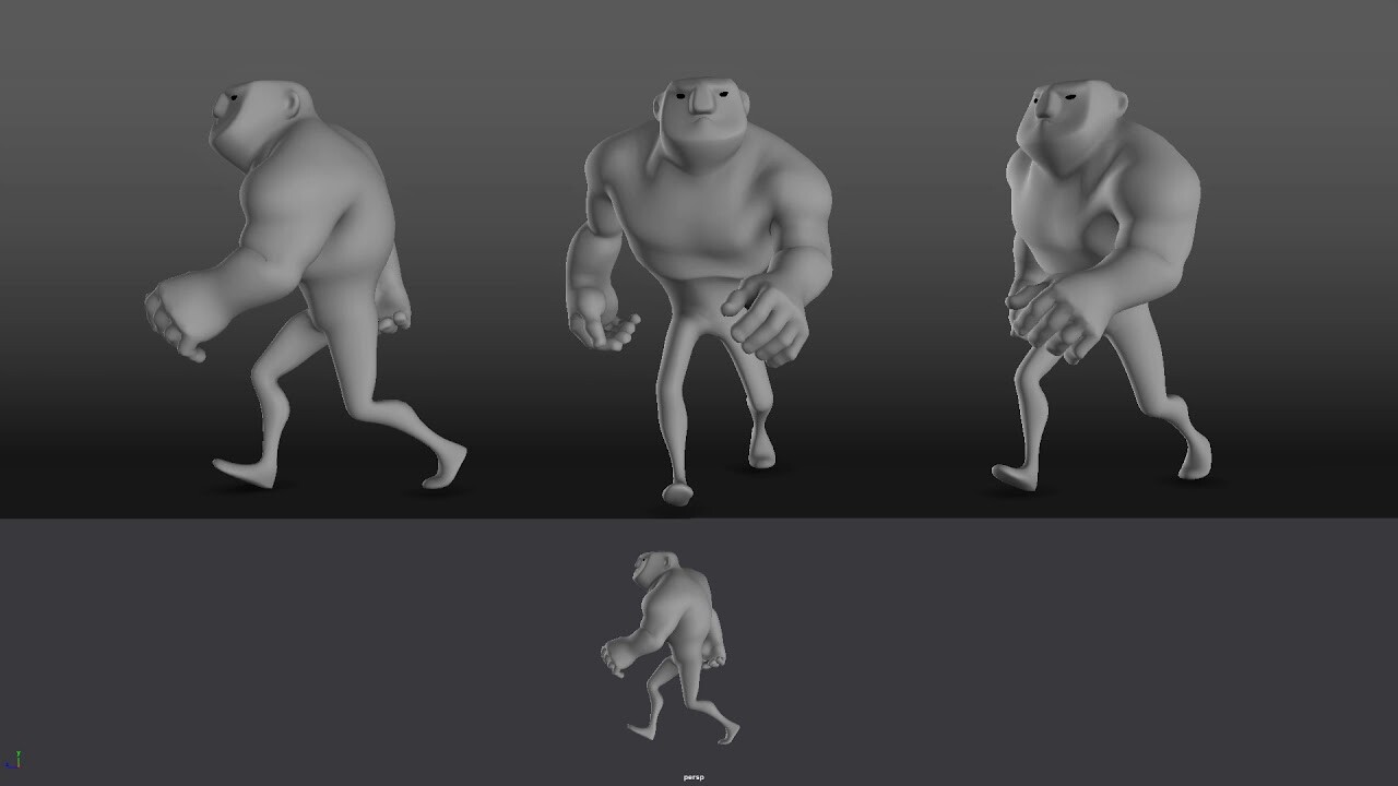 ArtStation - Heavy Walk | 3D animation