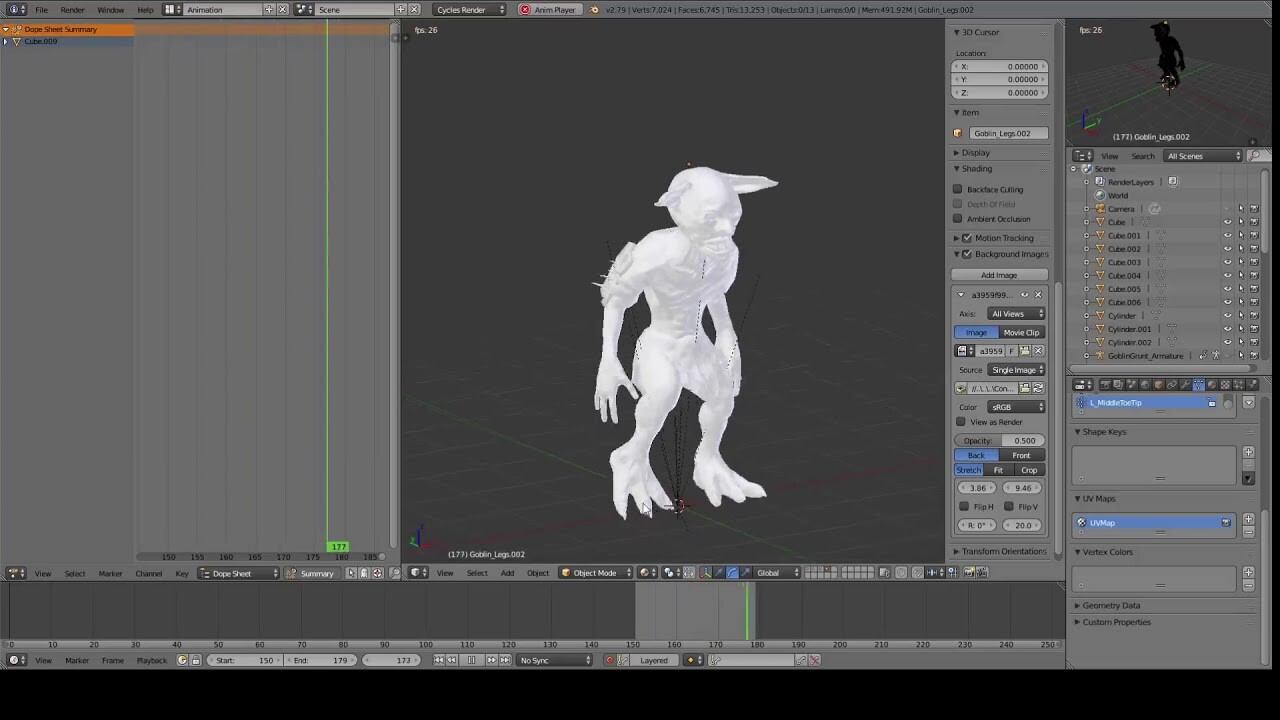 ArtStation - Goblin Walk WIP
