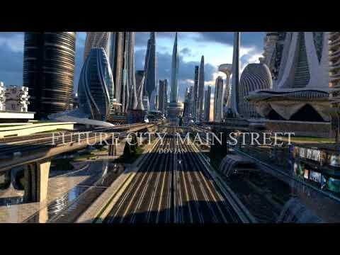 ArtStation - Future city. Main street.
