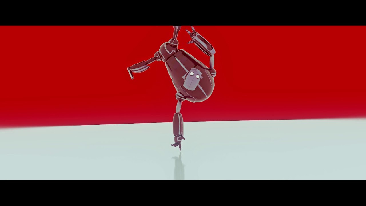 ArtStation - Robot breakdance / Intro for my university