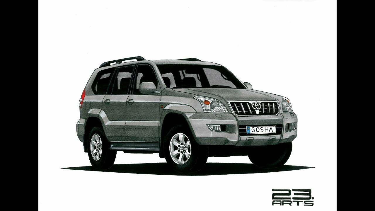 ArtStation - Toyota Land Cruiser Prado 120