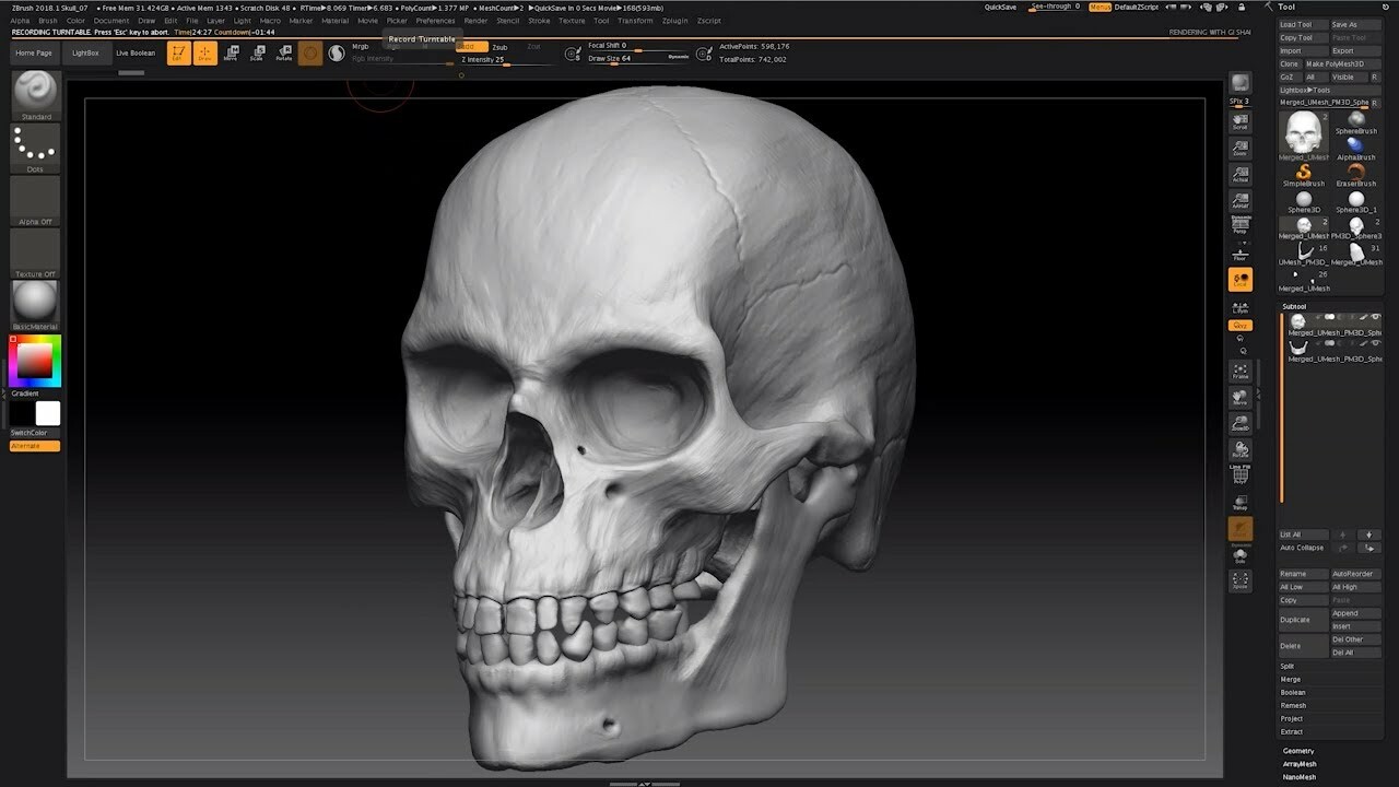 ArtStation - Skull Demo