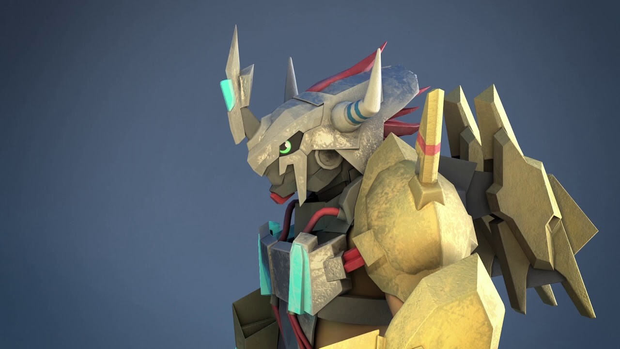 ArtStation - Wargreymon X ArtWork