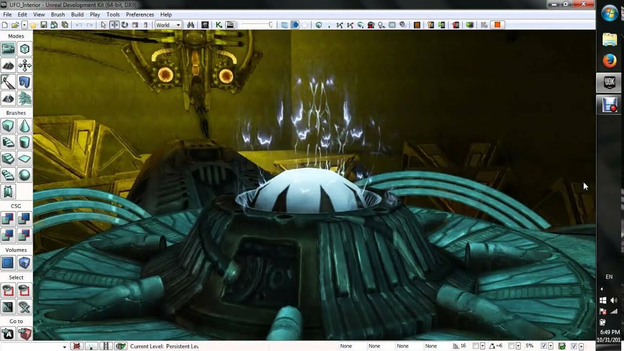 ArtStation - UFO Interior - UDK