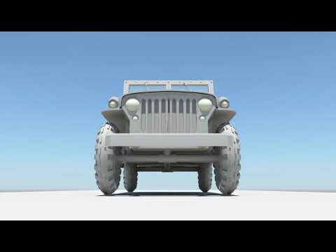 ArtStation - jeep animation