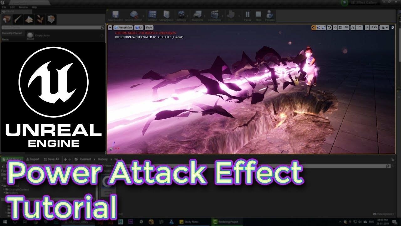 ArtStation - Unreal Engine Power Attack Effect Tutorial