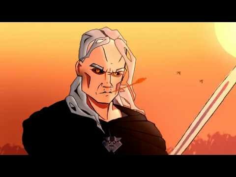 ArtStation - Geralt - Fanart 2D Animation